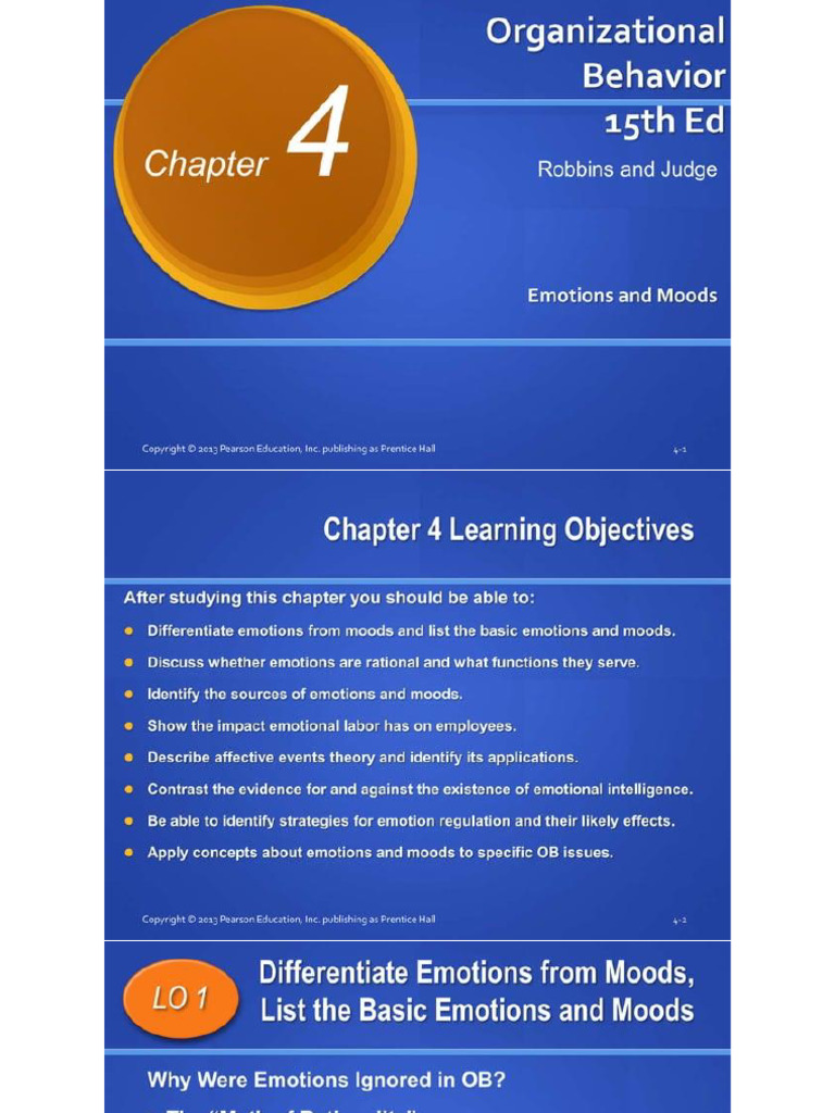 Moods and Emotions | PDF