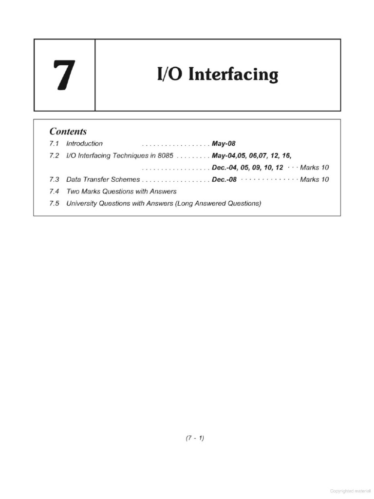 IO Ports | PDF