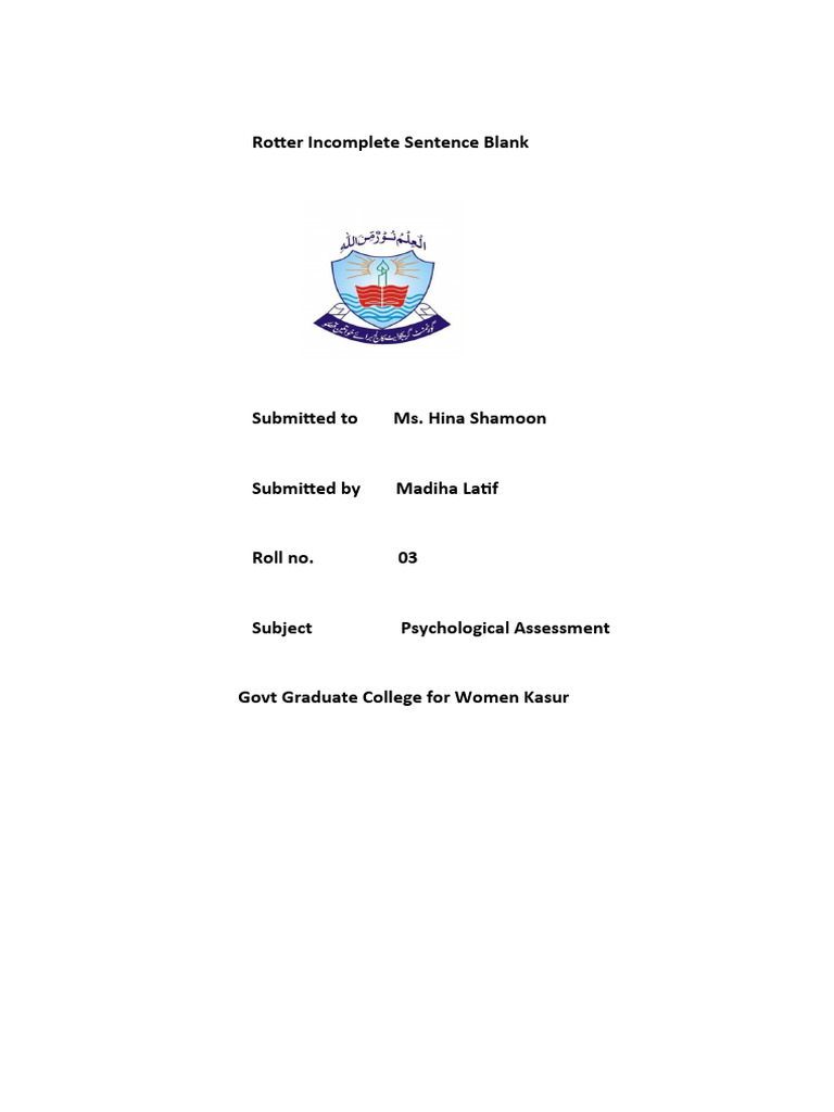 RISB Report Writing | PDF | Sibling | Psychology