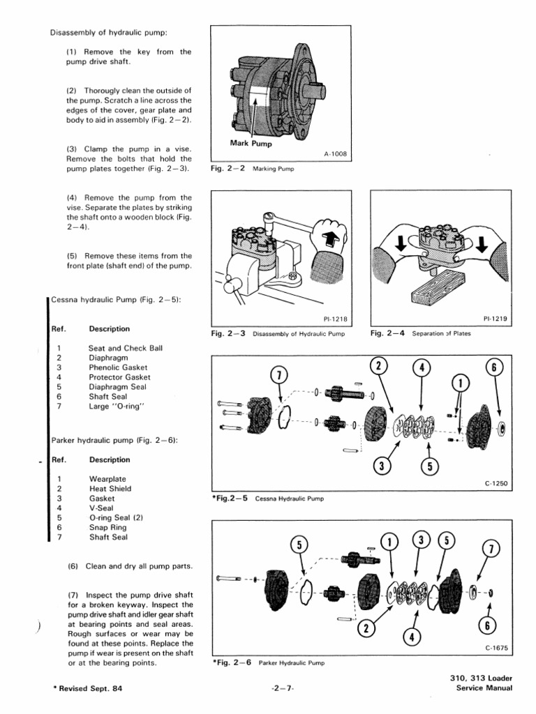 Hydraulic Pump Disassembly | PDF