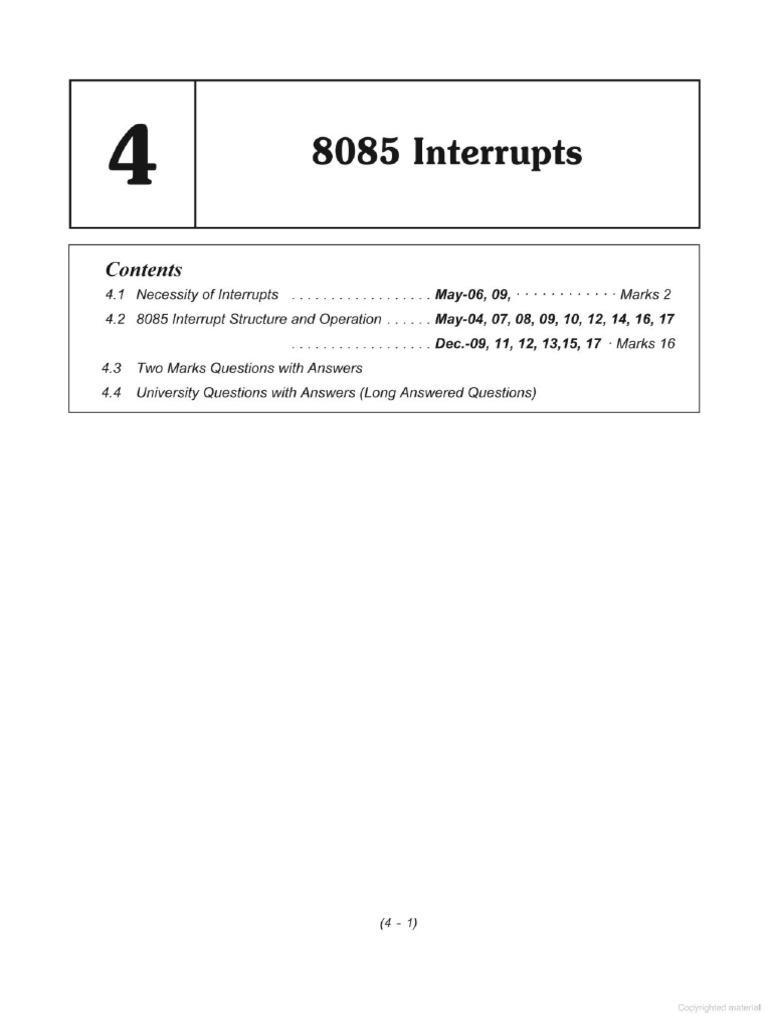 Interrupt | PDF
