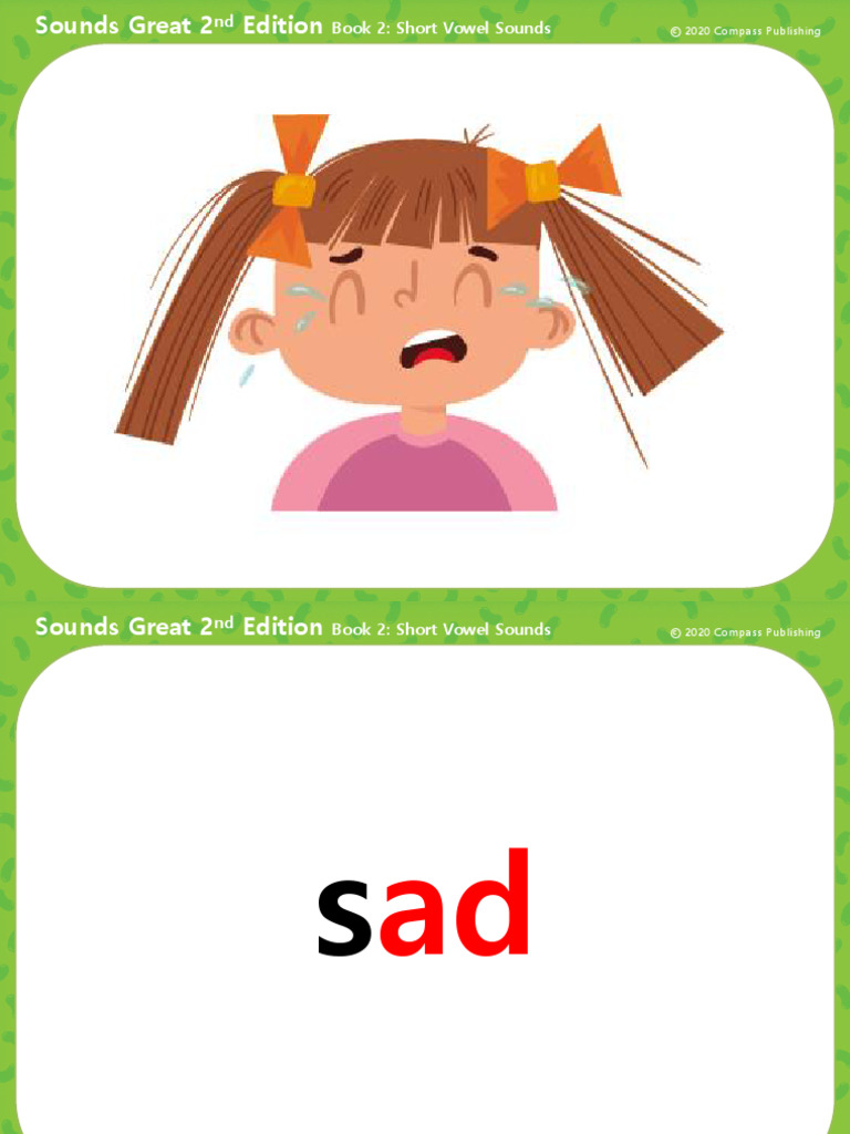 SoundsGreat 2e 2 FlashCard | PDF | Phonetics | Human Voice