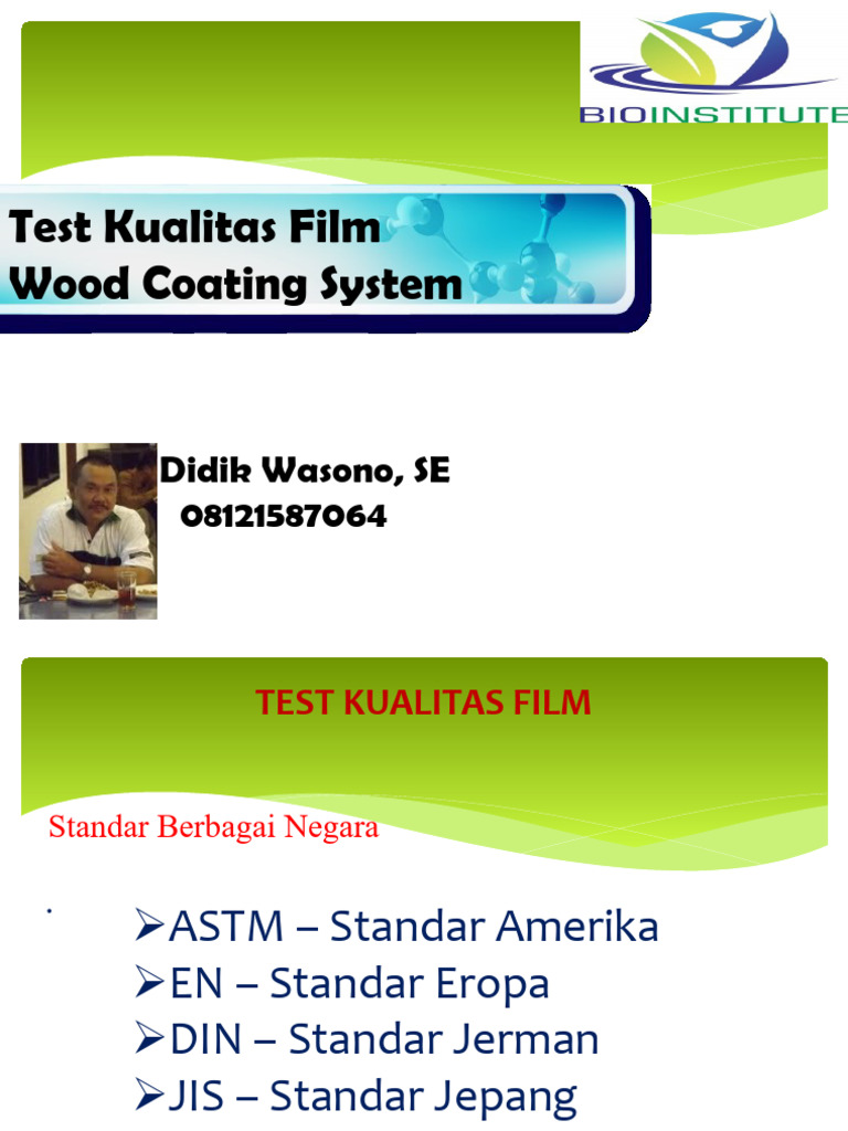 Uji Kualitas Film: Blocking Test | PDF | Teknologi & Rekayasa