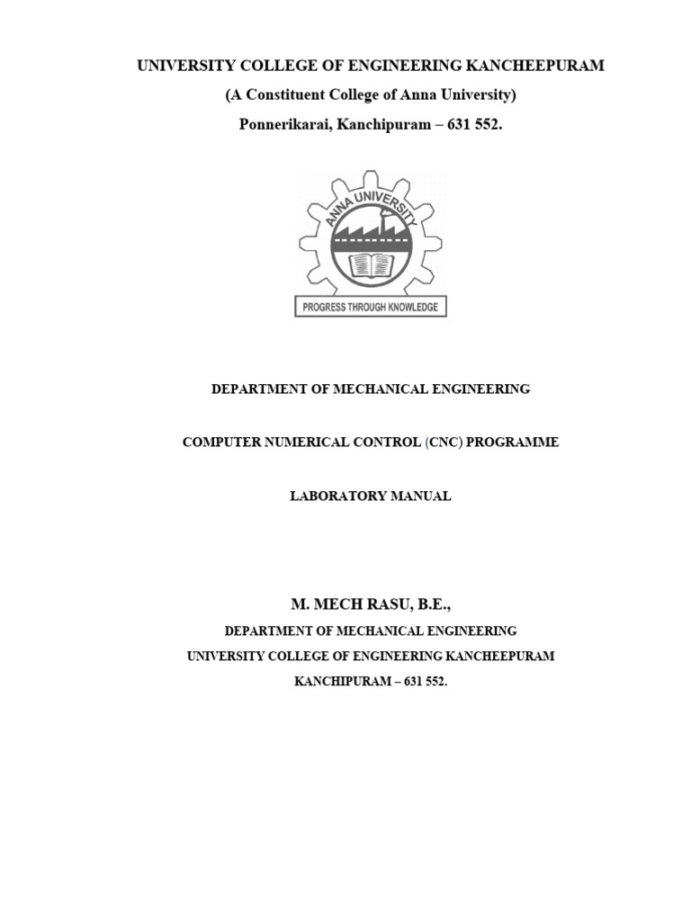Siemens Lab Manual CNC Programme | PDF | Numerical Control | Equipment