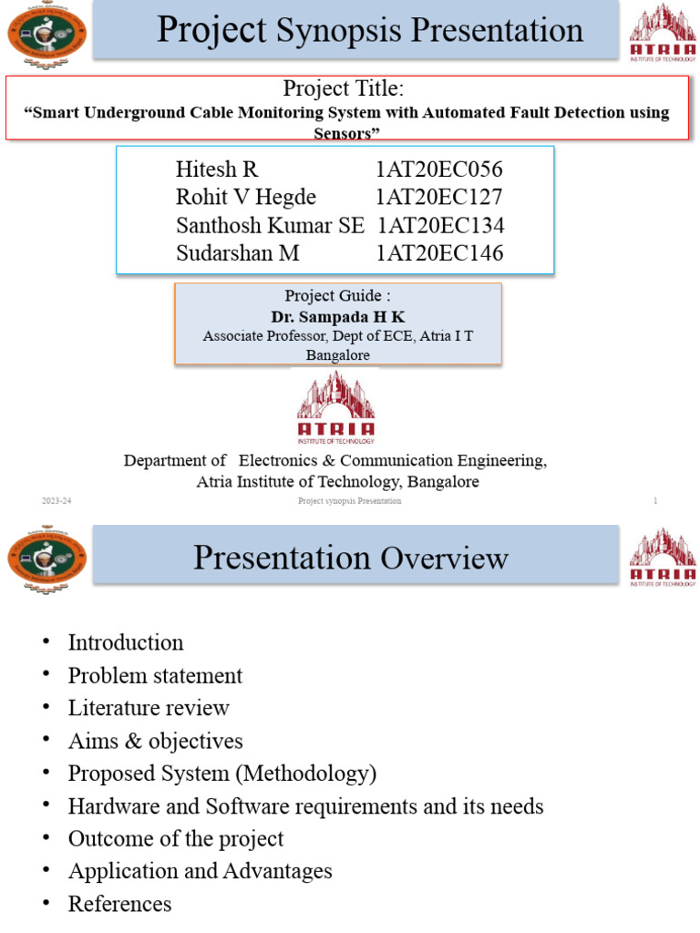 Project - Synopsis Format | PDF | Internet Of Things | Sensor