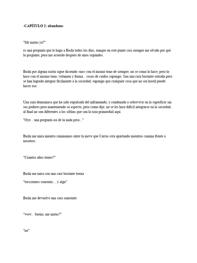 Donnokashi - Capítulo 2 Borrador 1.0 | PDF