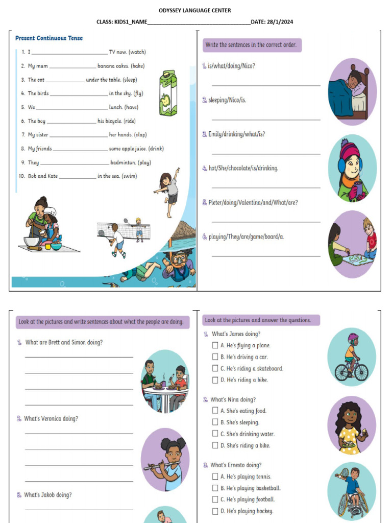 Phiếu Bt k1 2024 | PDF