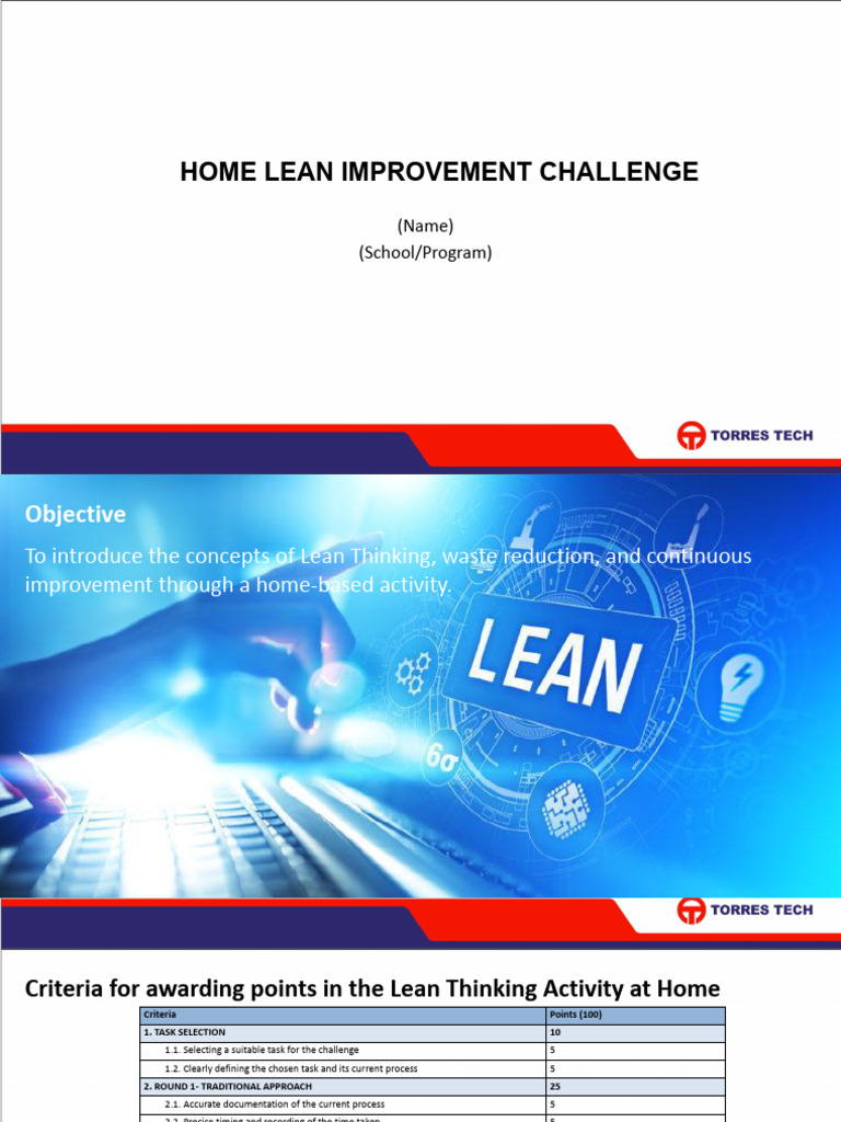 Thad Delgado Lean Thinking Activity | PDF | Thought | Lean Manufacturing