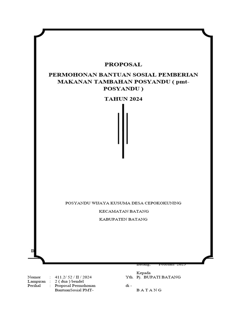 Ajuan Proposal | PDF