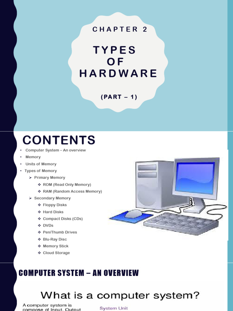 Class 9 Chapter 2 (Part-1) | PDF | Computer Data Storage | Dvd