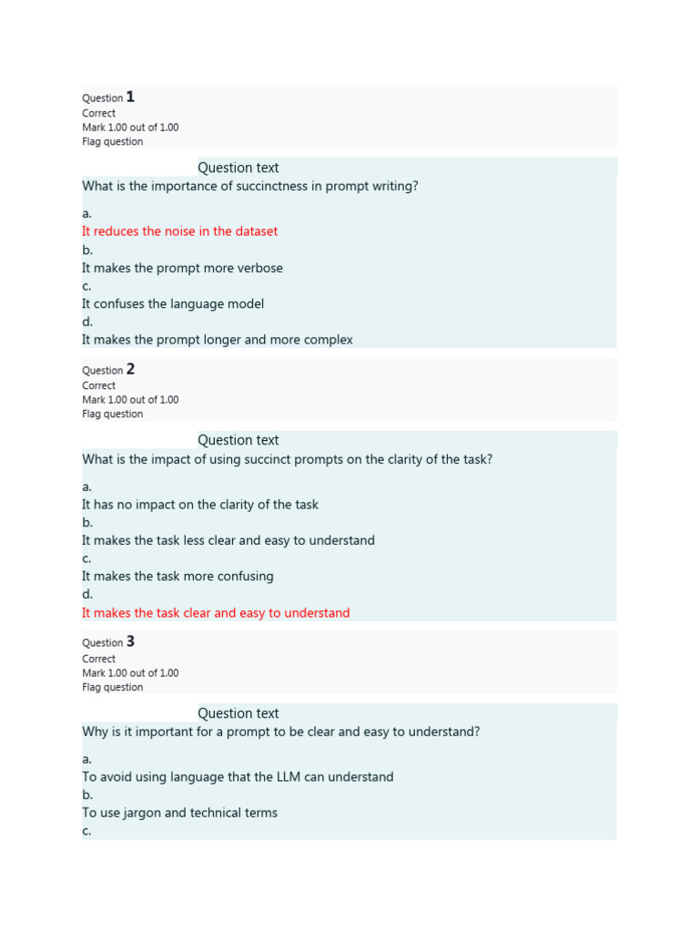 AI Promt Engineering Prelim LAB Exam | Download Free PDF | Information ...