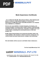 Driver Experience Certificate Format 3 | PDF