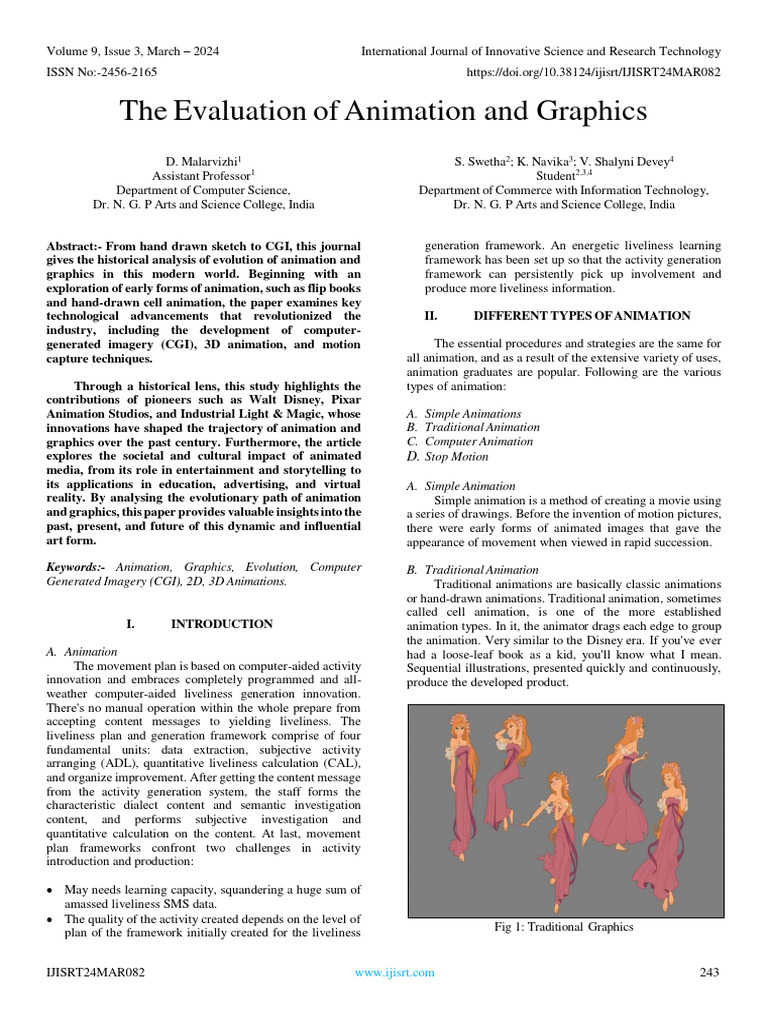 The Evaluation of Animation and Graphics | PDF | Computer Graphics ... The Evaluation of Animation and Graphics | PDF | Computer Graphics ...