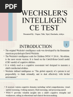 Cognitive Evaluation: Wechsler Abbreviated Scale of Intelligence ...
