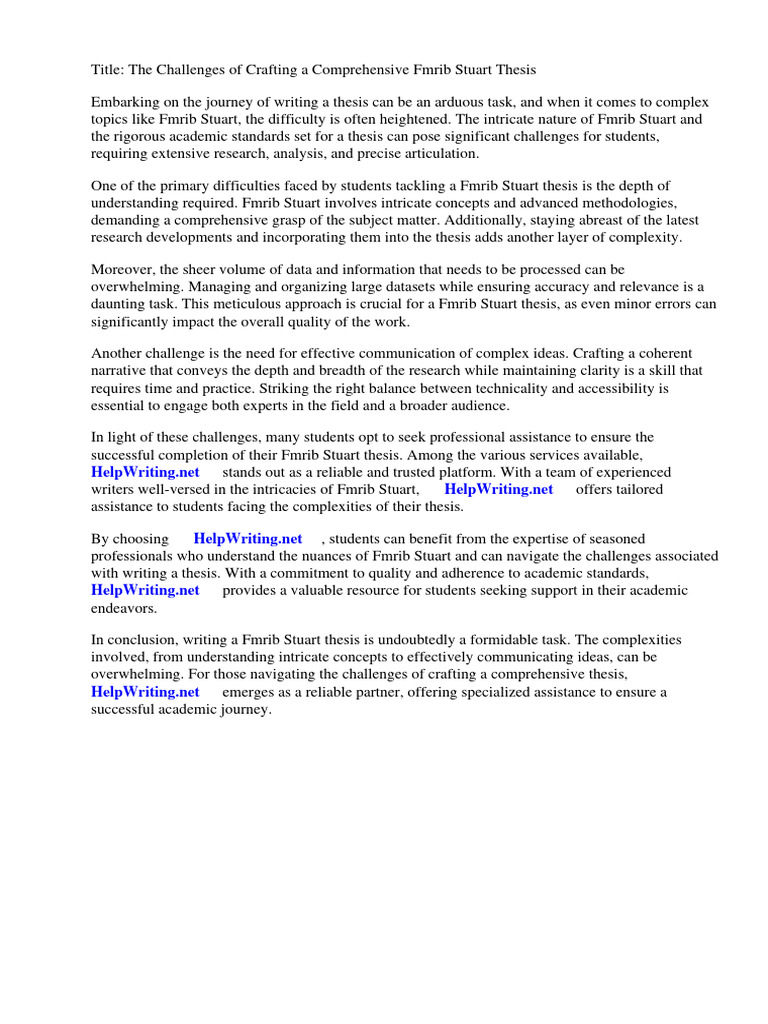 Fmrib Stuart Thesis | PDF | Functional Magnetic Resonance Imaging | Brain