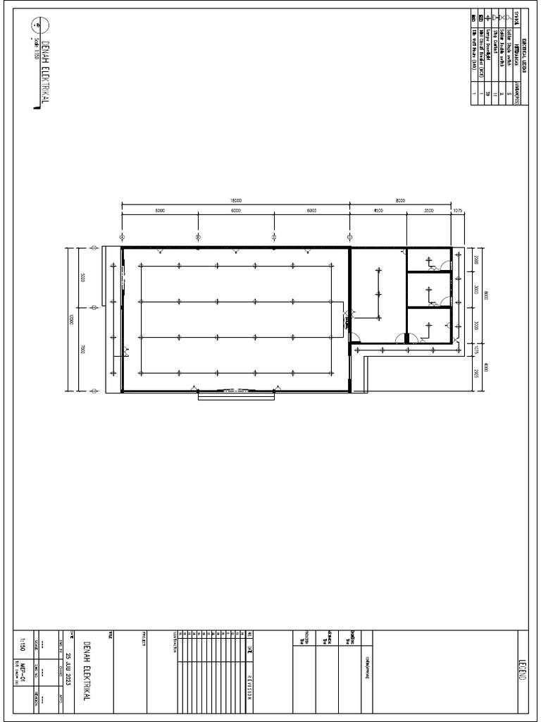 Mep 01 Denah Elektrikal | PDF