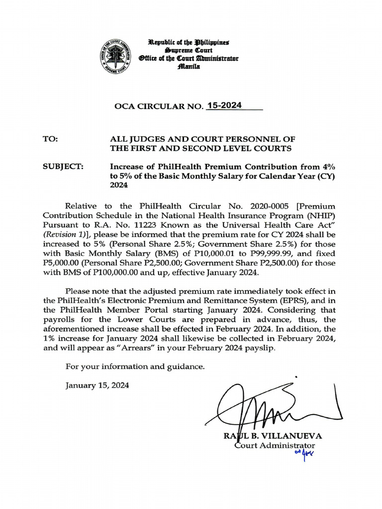 OCA Circular No. 15-2024 | PDF