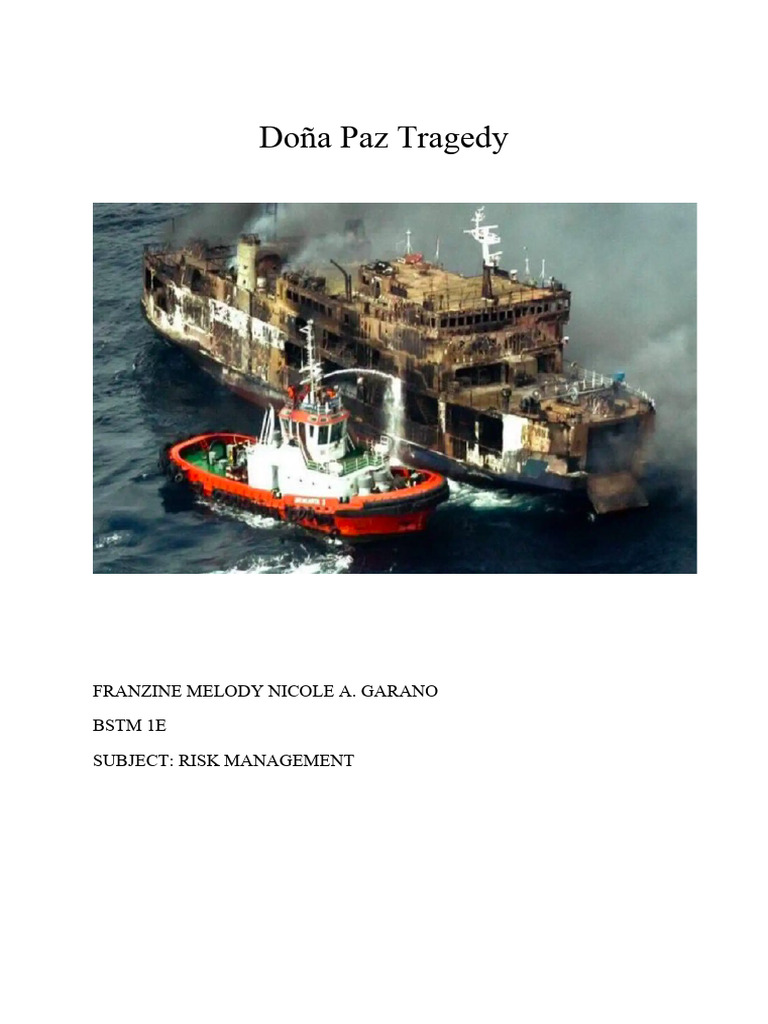 Dona Paz Tragedy: A Maritime Catastrophe | PDF | Travel | Science ...