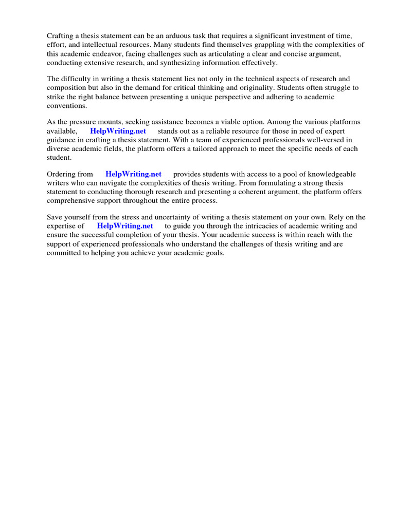 How To Write A Thesis Statement Youtube | PDF | Essays | Thesis