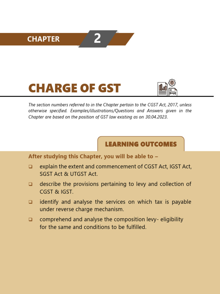 Chargeble GST | PDF | Taxes | Government Finances