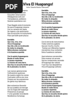 Himno Al Estado de Hidalgo Letra | PDF | Estudios de idiomas extranjeros