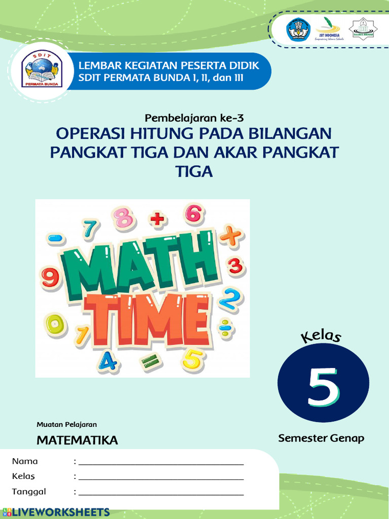Operasi Hitung Pangkat Tiga dan Akar | PDF | Metode & Bahan Ajar