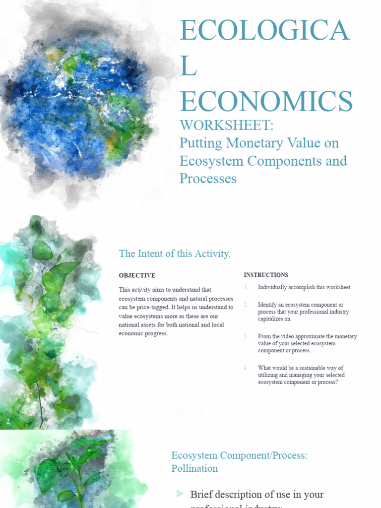 Ecosystem Valuation: Pollination Economics | PDF | Pollination ...