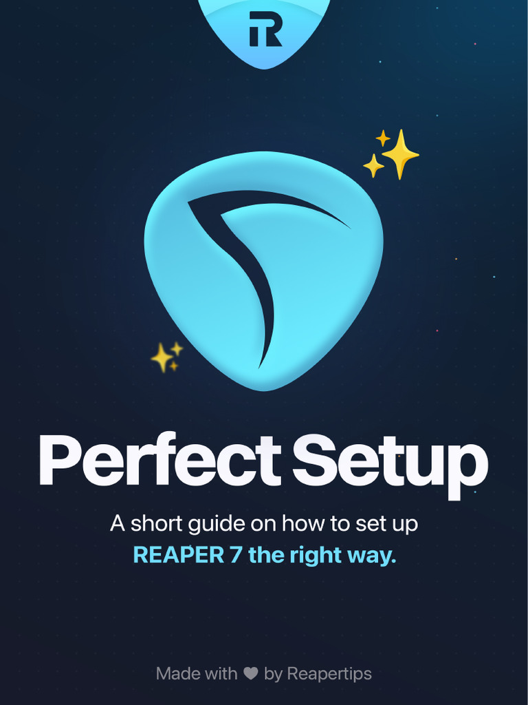 Reapertips - The Perfect Setup REAPER 7 Version | PDF | Computer File | Keyboard Shortcut