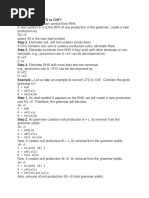 CNF and GNF: Definitions and Conversions | PDF