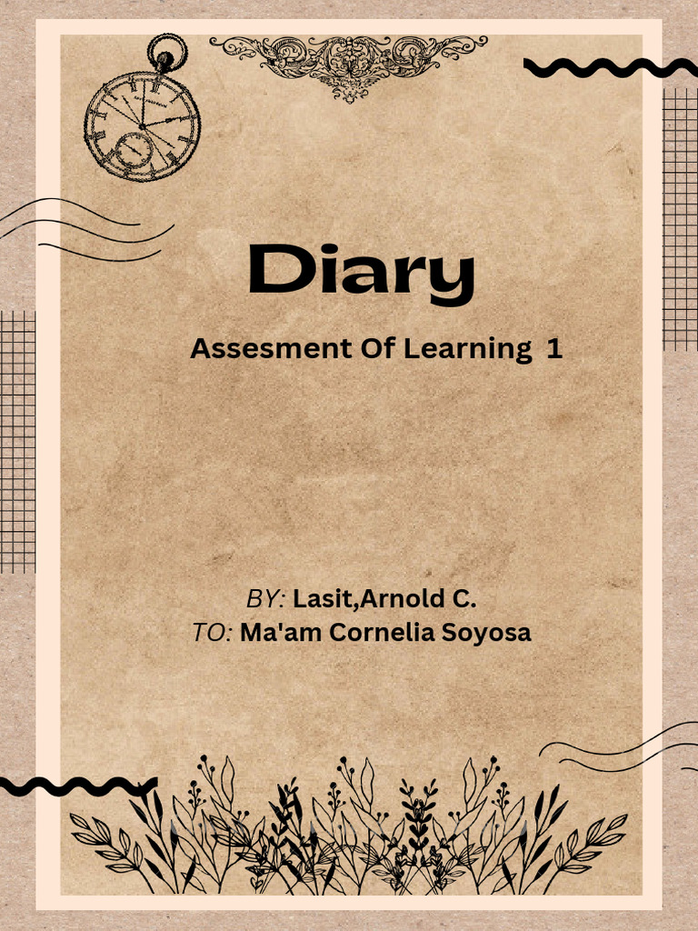 Brown and Black Aesthetic Paper Vintage Page Border A4 Document | PDF ...