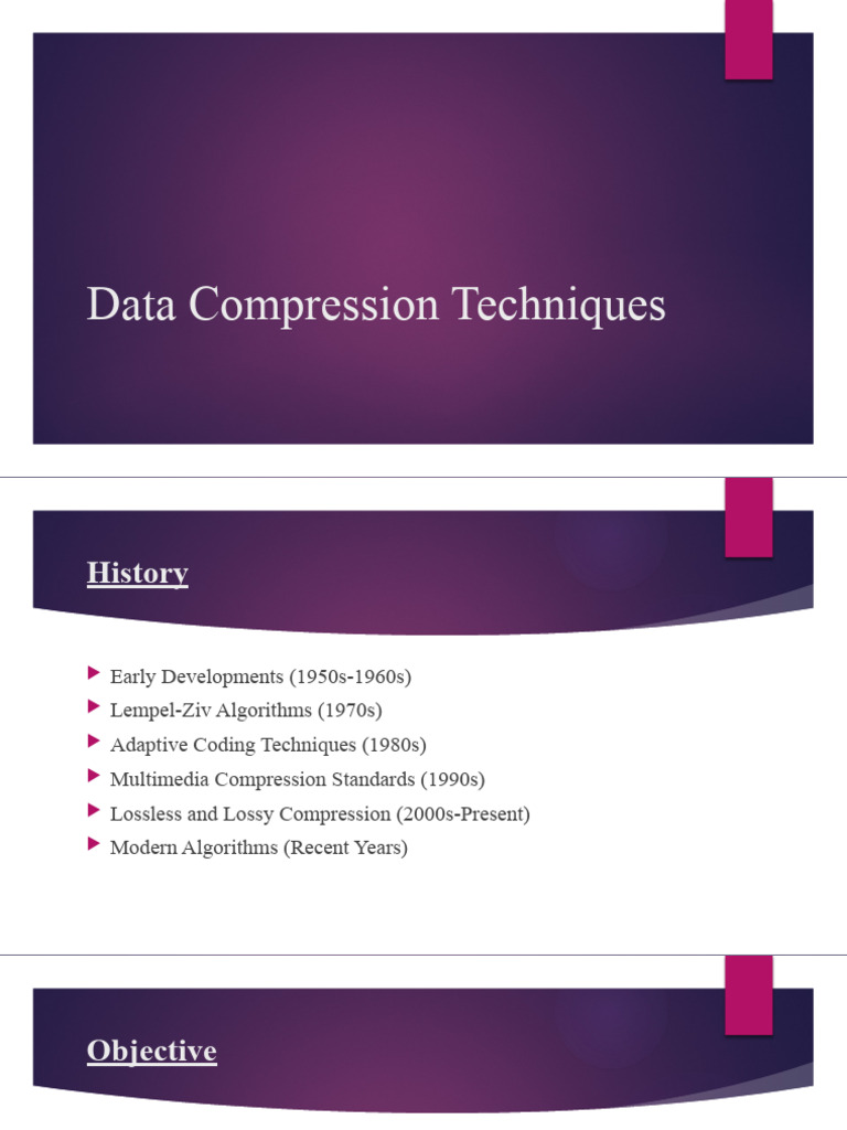 Data Compression Techniques | PDF
