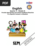 English-9-Quarter-2-Module-4-Week 4 | PDF | Learning