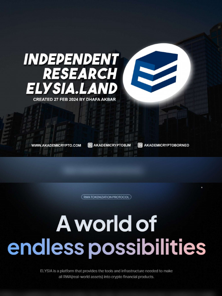 Deep Dive Elysia Protocol | PDF