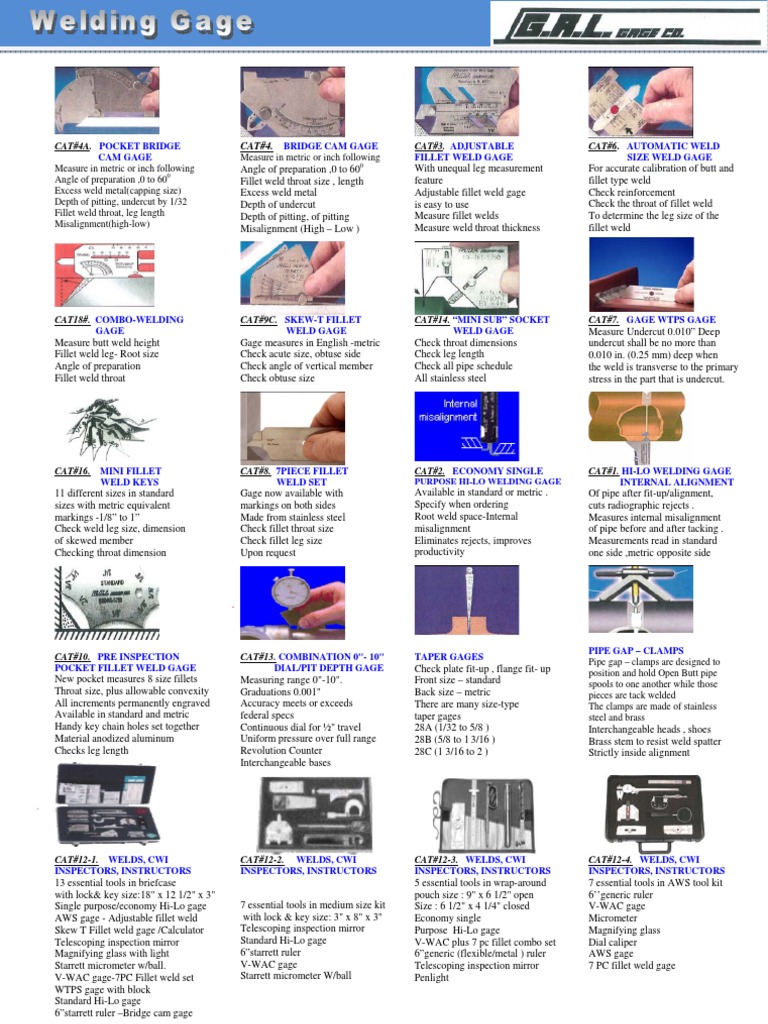 Welding Gauge | PDF | Pipe (Fluid Conveyance) | Welding
