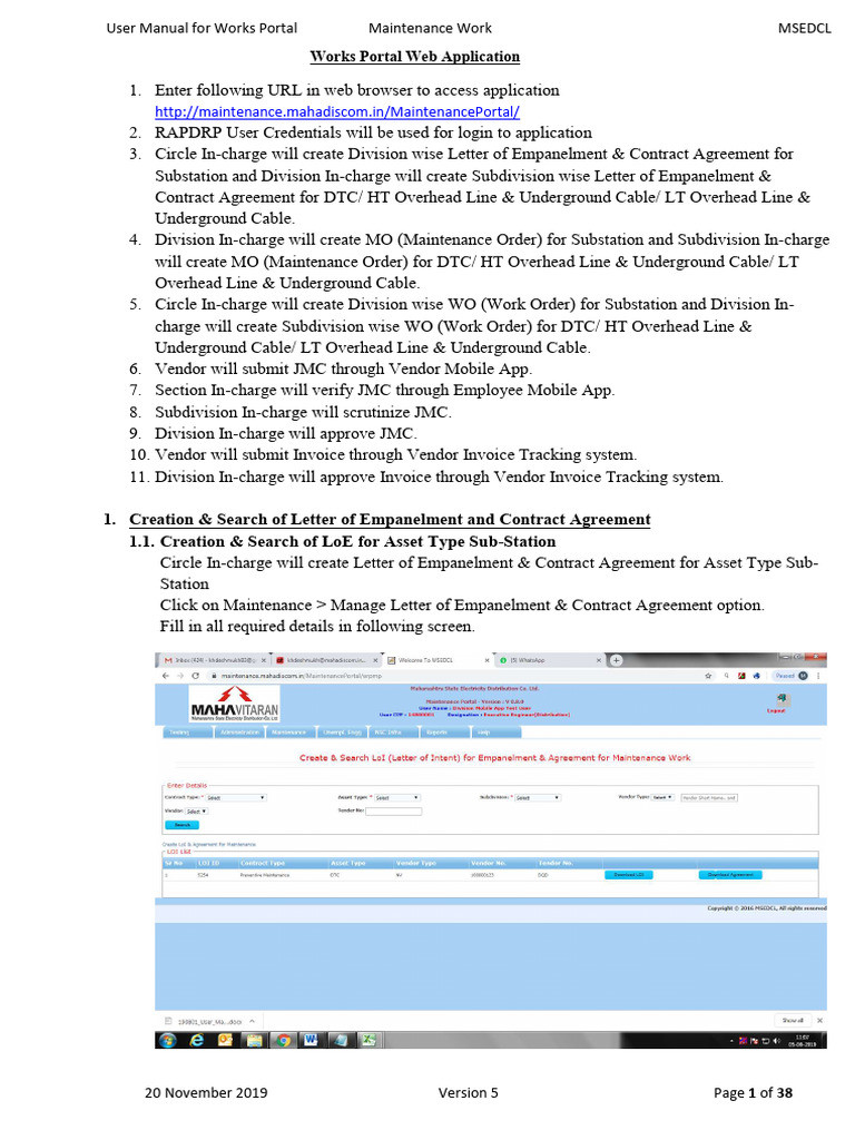 Works Portal Maintenance Manual | PDF | Icon (Computing) | User (Computing)