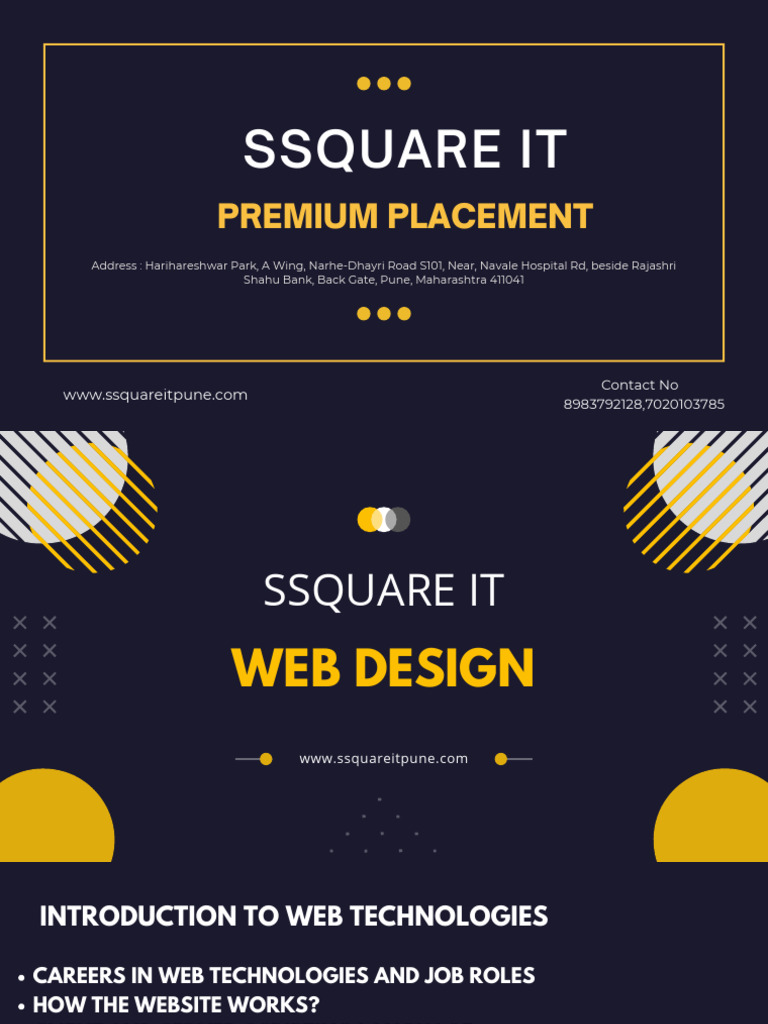 Web Desigining Syllabus SSQUAREIT | PDF | J Query | Bootstrap (Front ...