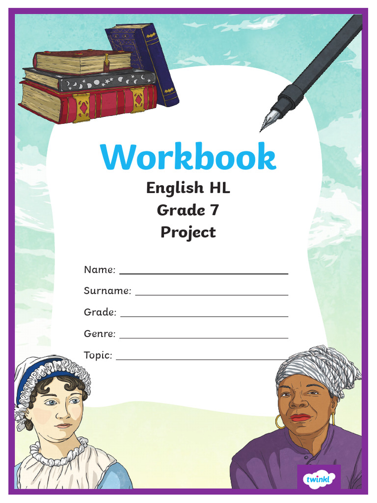 Grade 7 English Project Workbook | PDF | Rubric (Academic) | Cognitive ...