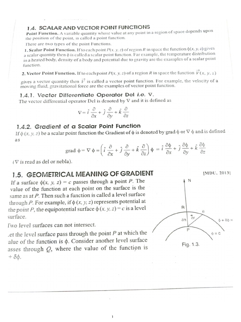 Gradient Div Curl Directional Derivative Pdf