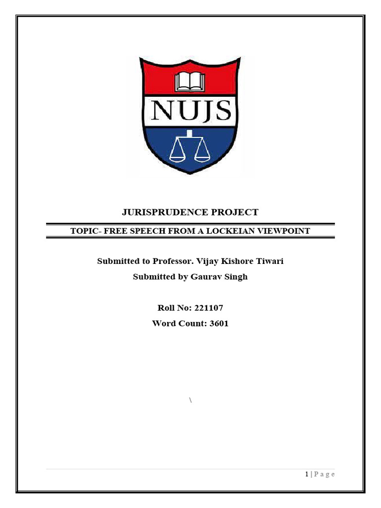 JURIS FINALdocx | PDF | Knowledge | John Locke