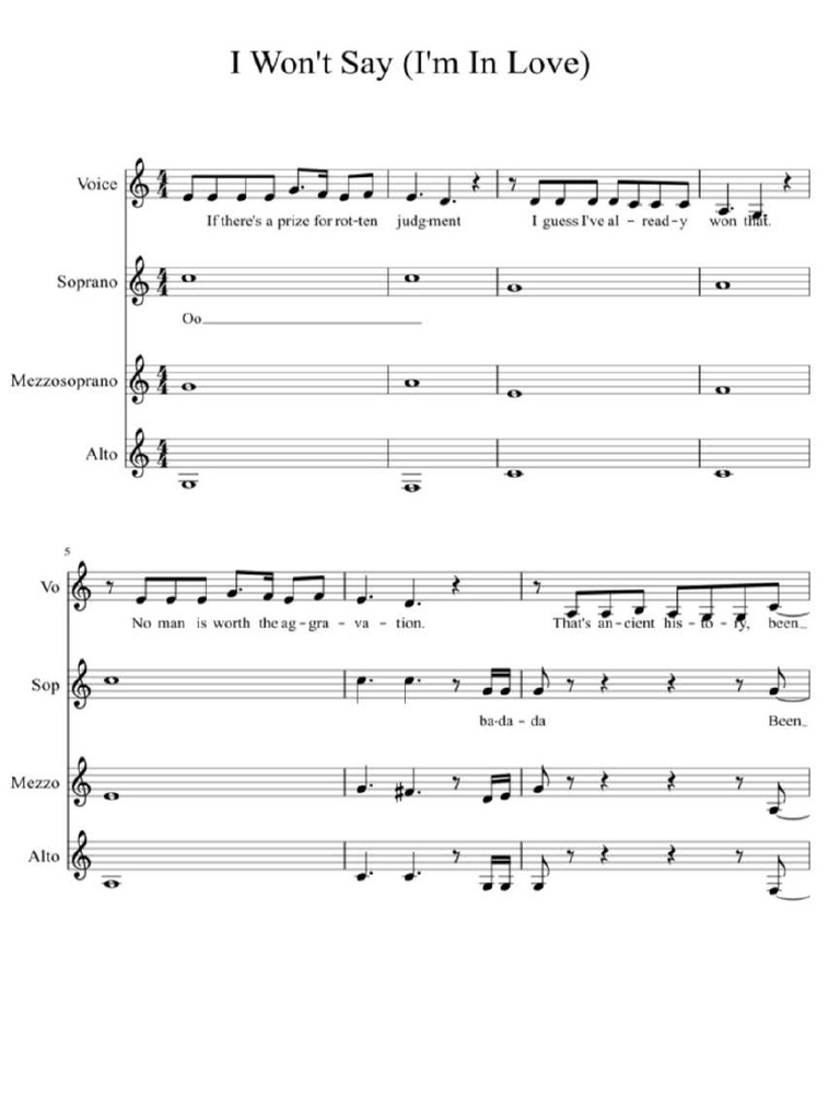 Canción de Meg (Partitura) | PDF