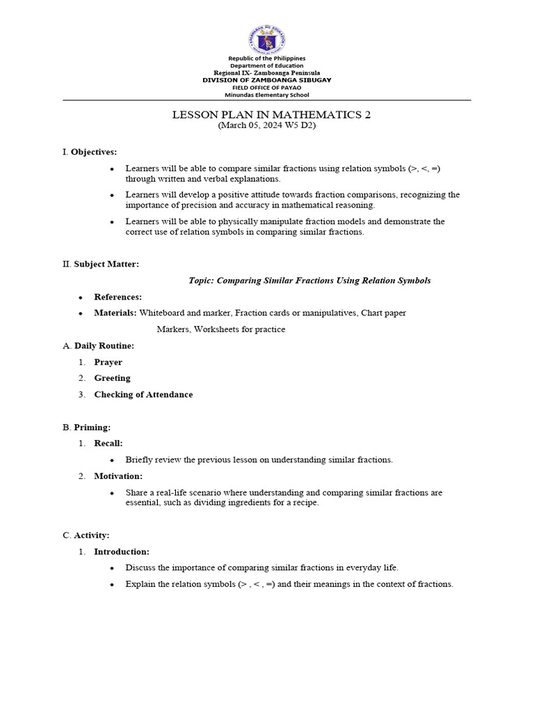 Q3 MATH W5 D2 | PDF | Mathematics | Science