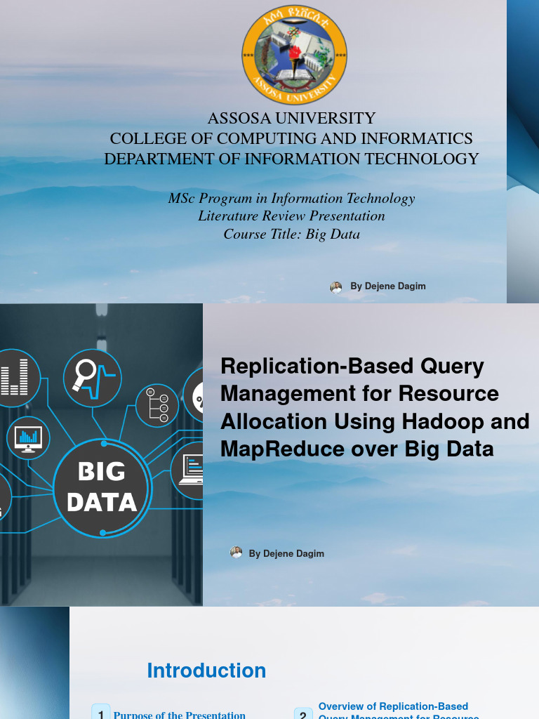 BDA Literature Review | PDF | Apache Hadoop | Map Reduce