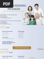 Health Screening Packages | PDF | Hepatitis | Physical Examination