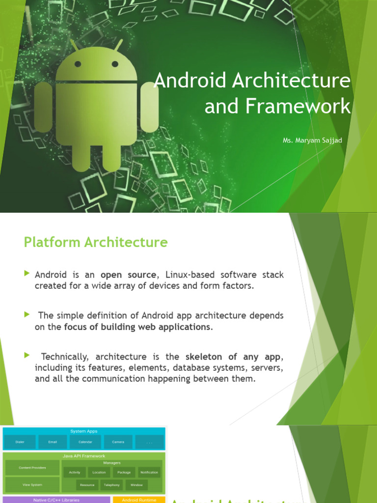Android Architecture and Framework | PDF | Android (Operating System ...