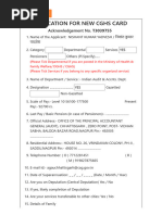 CGHS Card Renewal Form 062138069e49427 73946143 | PDF