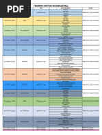 Sample Training Plan Template | PDF | Athletic Sports | Hobbies
