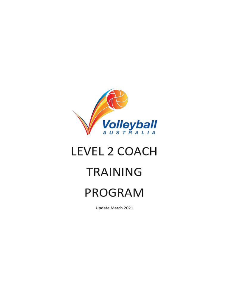 VA Level 2 Coach Training Program | PDF | Volleyball