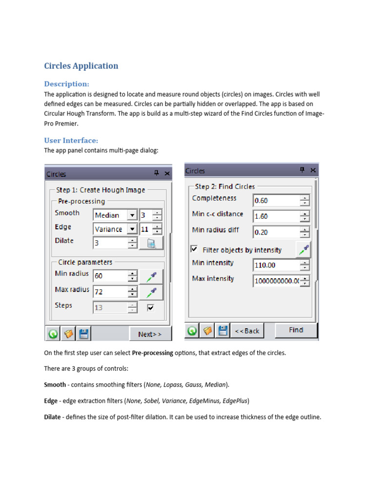 Circles | PDF | Radius | Computing