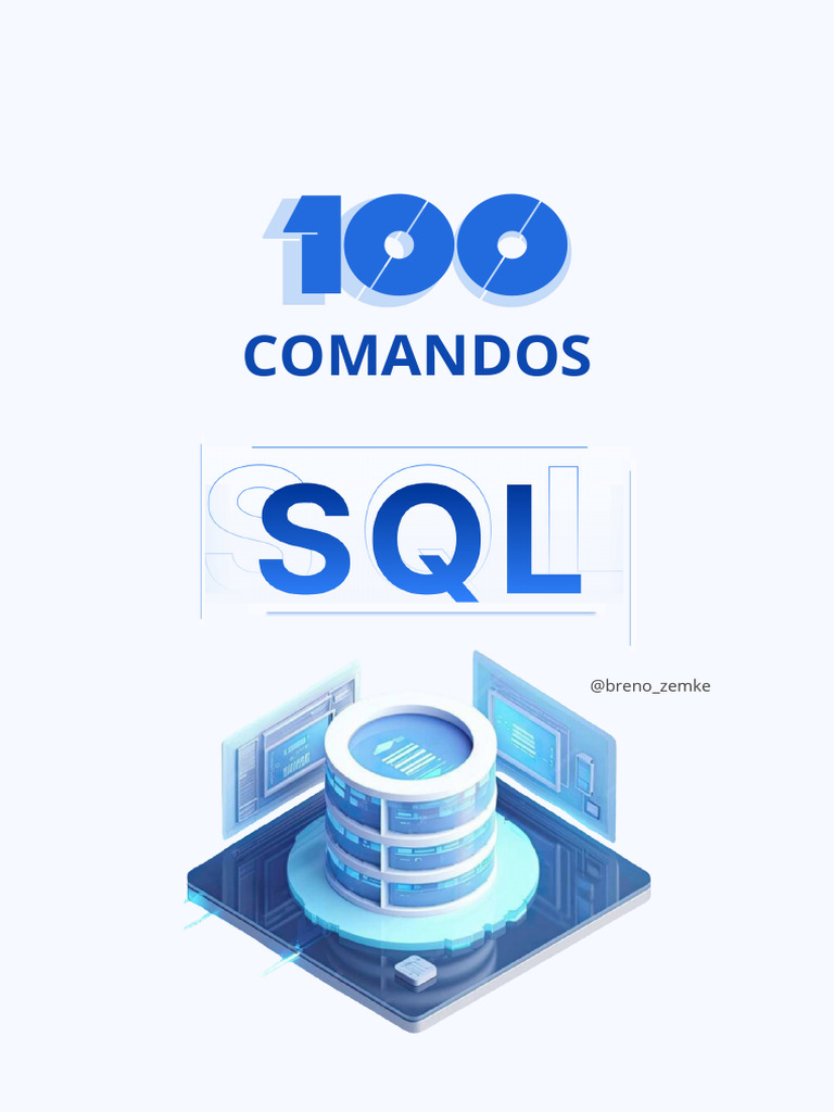 100 Comandos SQL | PDF | Programação de computadores | Dados