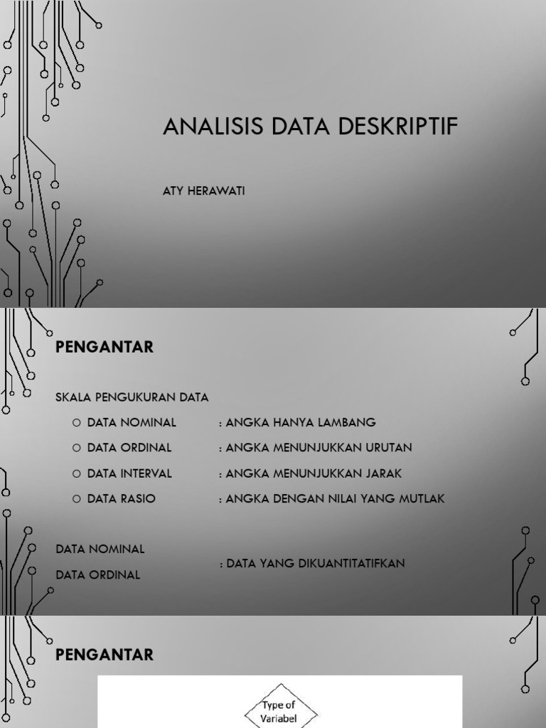 Materi 1. Analisis Deskriptif | PDF